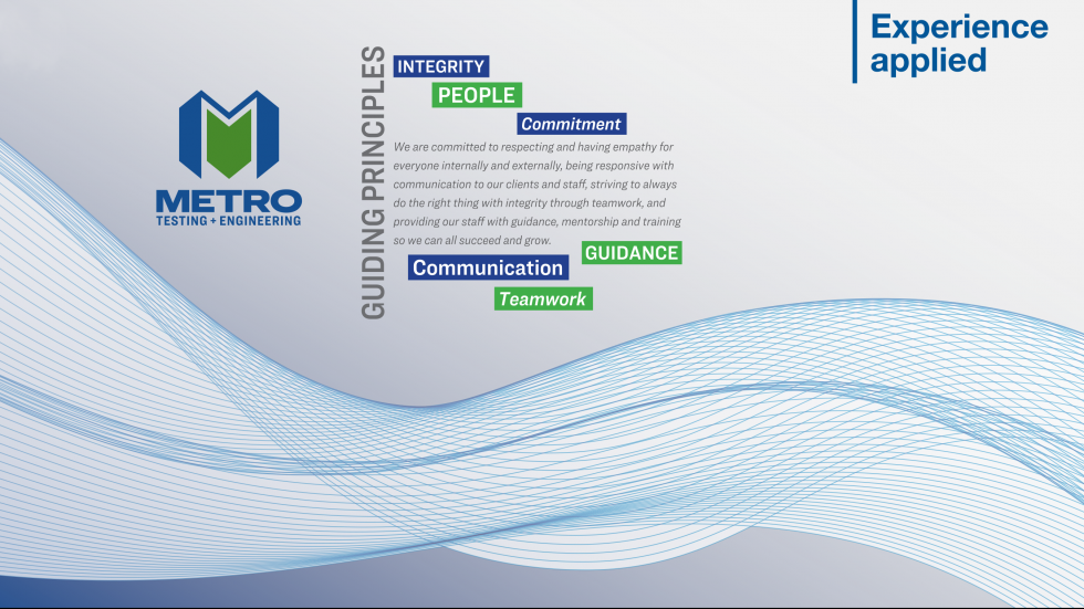 Our Guiding Principles - Metrotesting